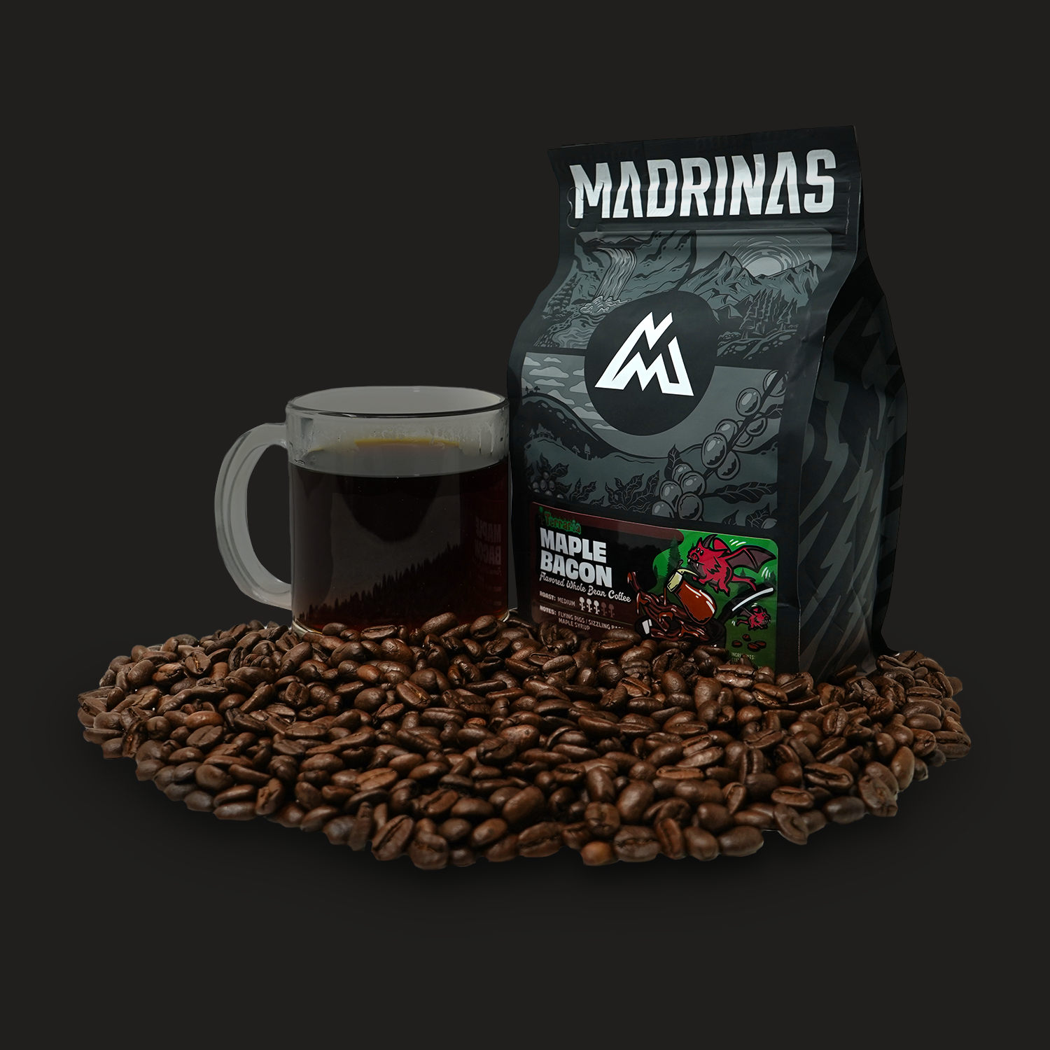 Madrinas x Terraria | Maple Bacon Flavored Whole Bean Coffee – MADRINAS